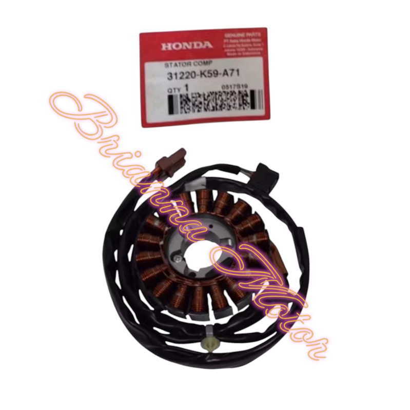 Jual SPUL STATOR NEW VARIO 150 ORIGINAL HONDA 31220 K59 A71 | Shopee Indonesia