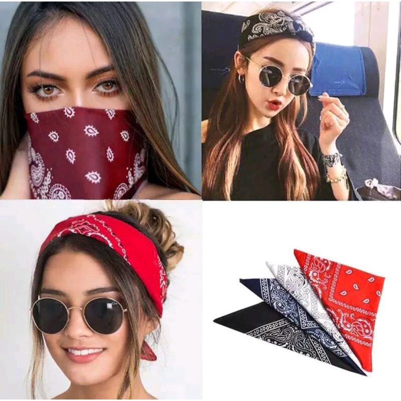 Jual Slayer Retro Headband Bandana Ikat Kepala YB-0830 | Shopee Indonesia