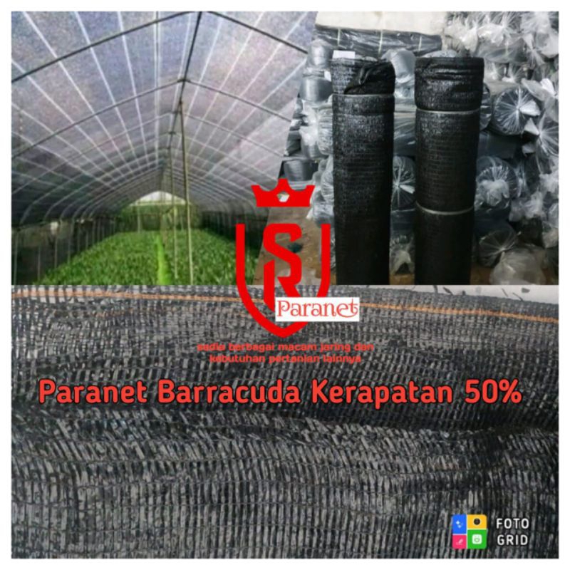 Jual Paranet 50% Baracuda 1 Roll [P:50mxL:3m] Jaring Peneduh - Shading ...