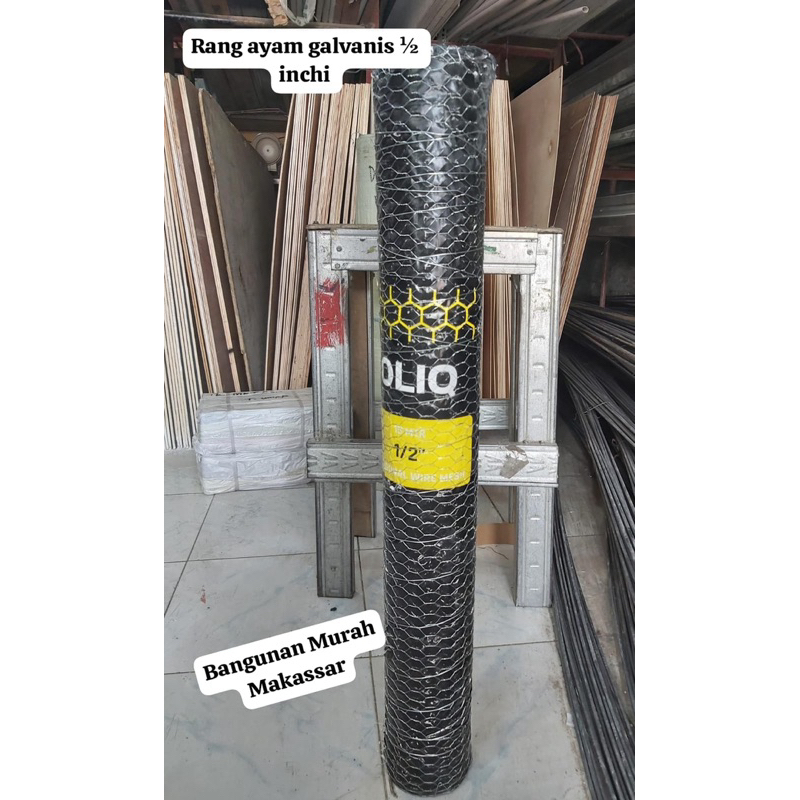 Jual Rang Ayam Galvanis 1/2 “ inch / Chiken Wire Mesh 1/2” / Kawat ...