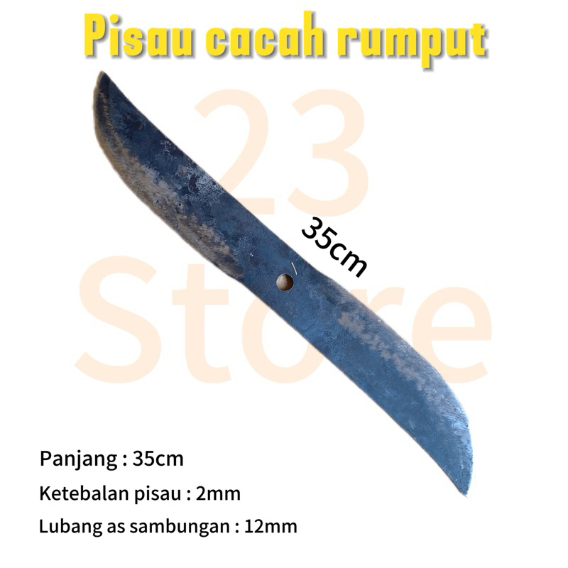 Jual BEST SELLER 35cm PISAU CACAH RUMPUT PAKAN TERNAK | Shopee Indonesia