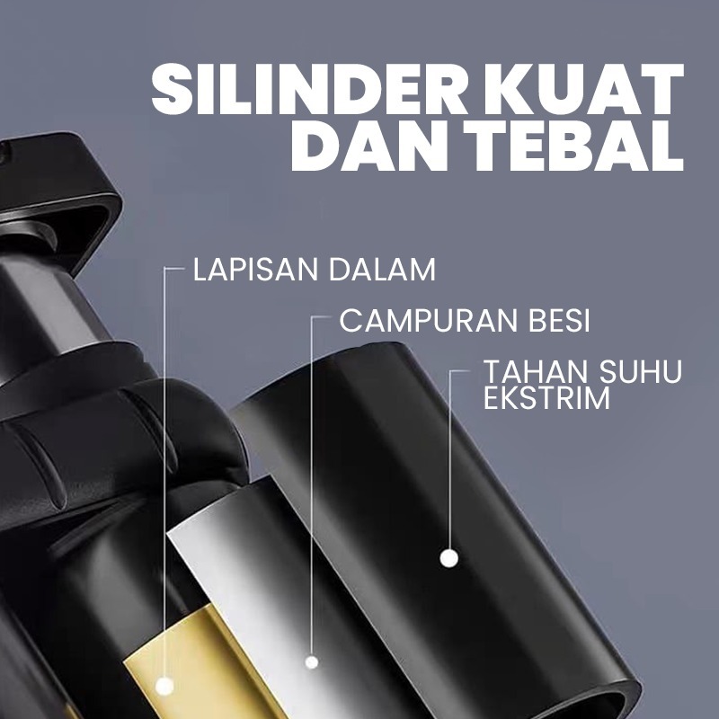 Jual BBAK Pompa Injak Portable Ban Angin Sepeda Motor Mobil Pipa/Pompa Single High Pressure ...