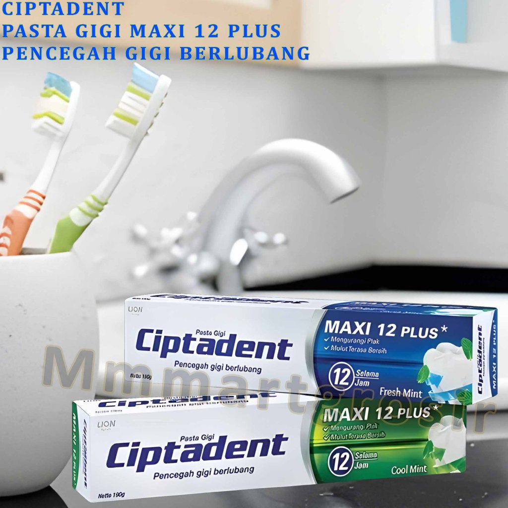 Jual Pasta Gigi Ciptadent / Pasta Gigi Maxi 12 Plus / Pencegah Gigi ...