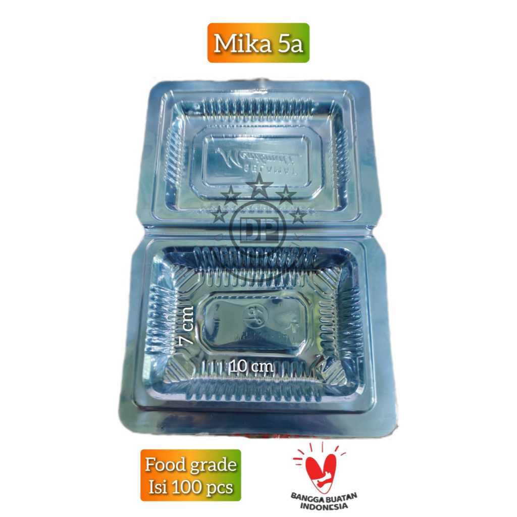 Jual MIKA 5A PLASTIK MIKA KEMASAN TEMPAT MAKANAN KUE BOLU NASI MIE ...