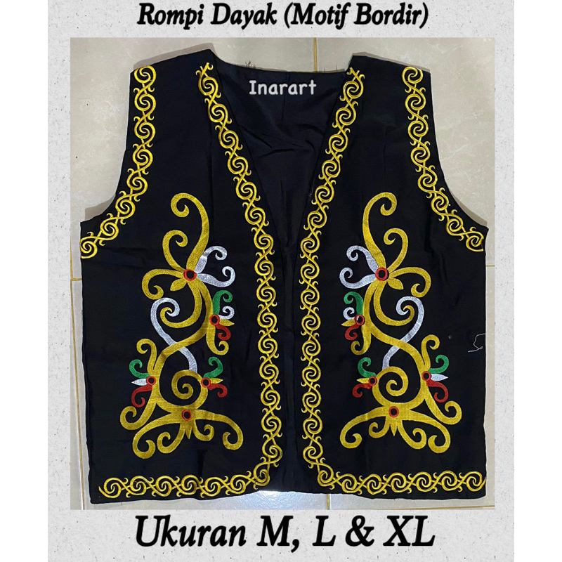 Jual ROMPI DAYAK MOTIF BORDIR | Shopee Indonesia
