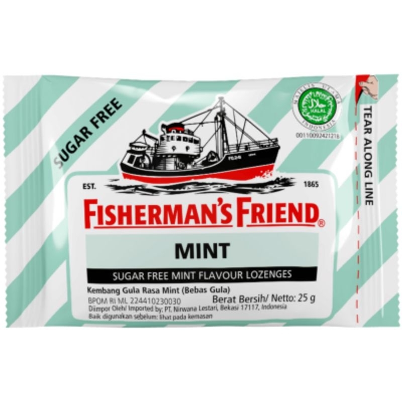 Jual FISHERMAN'S FRIEND Permen Sugar Free Mint 25 g | Shopee Indonesia