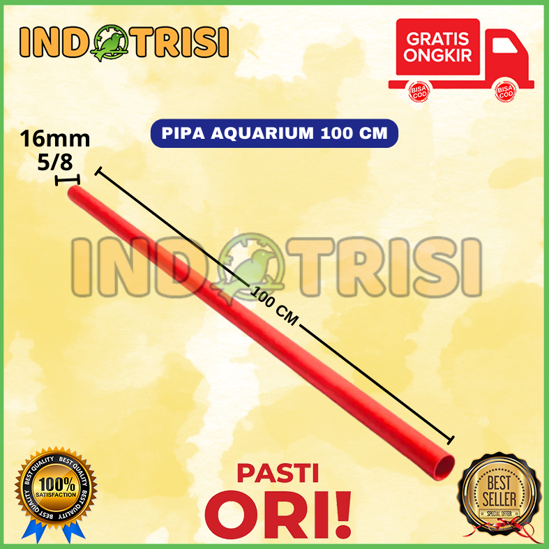 Jual Pipa Aquarium merah 100 Cm Pipa Filter Undergravel Aquarium ...