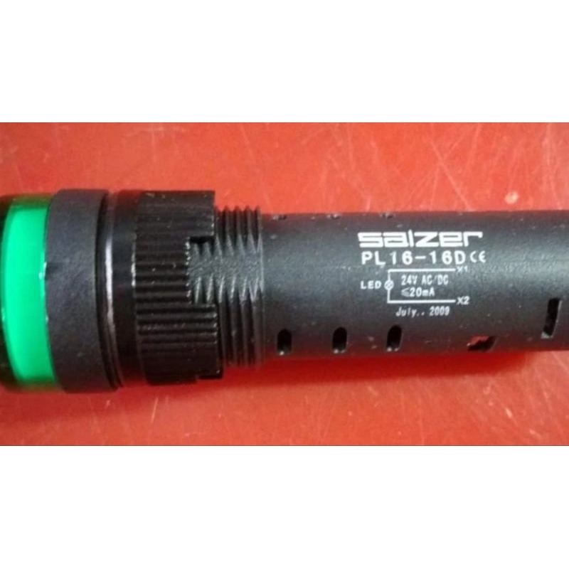Jual Pilot Lamp LED 16mm 24VAC/DC (PL16-16D) 16 mm Salzer | Shopee ...