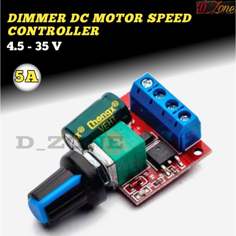 Jual PWM 5A DC 4.5-35V 90W Motor Speed Controller Dimmer Lampu LED | Shopee Indonesia