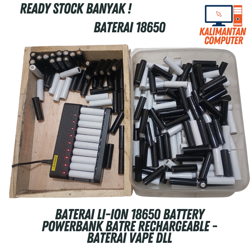 Jual BATERAI Li-ion 18650 1000 Mah Battery Rechargeable - Baterai VAPE ...