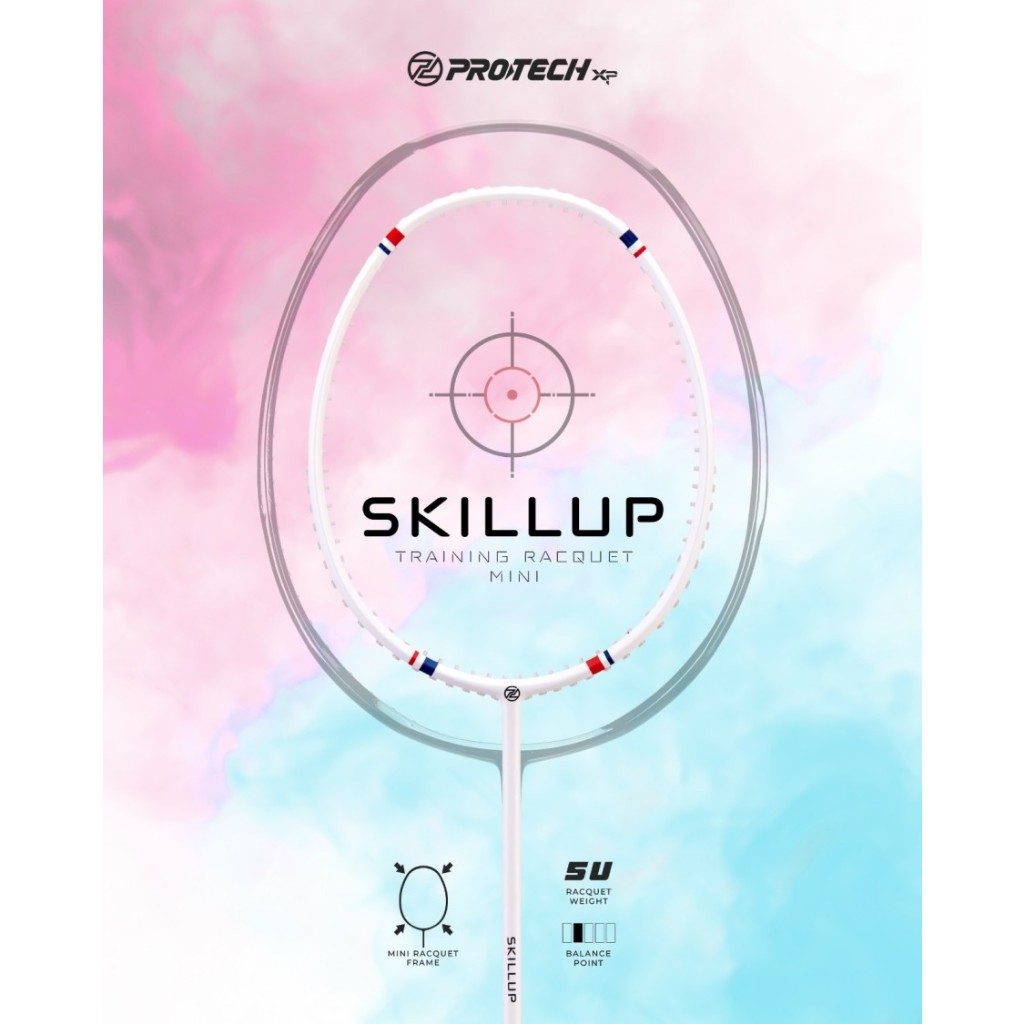 Jual RAKET BADMINTON PROTECH SKILL UP | 5UG1 | MAX 30LBS | Mini Frame ...