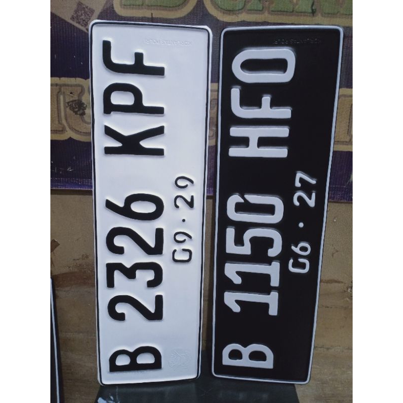 Jual NOMOR MOBIL FONT BARU DAN FONT LAMA | Shopee Indonesia