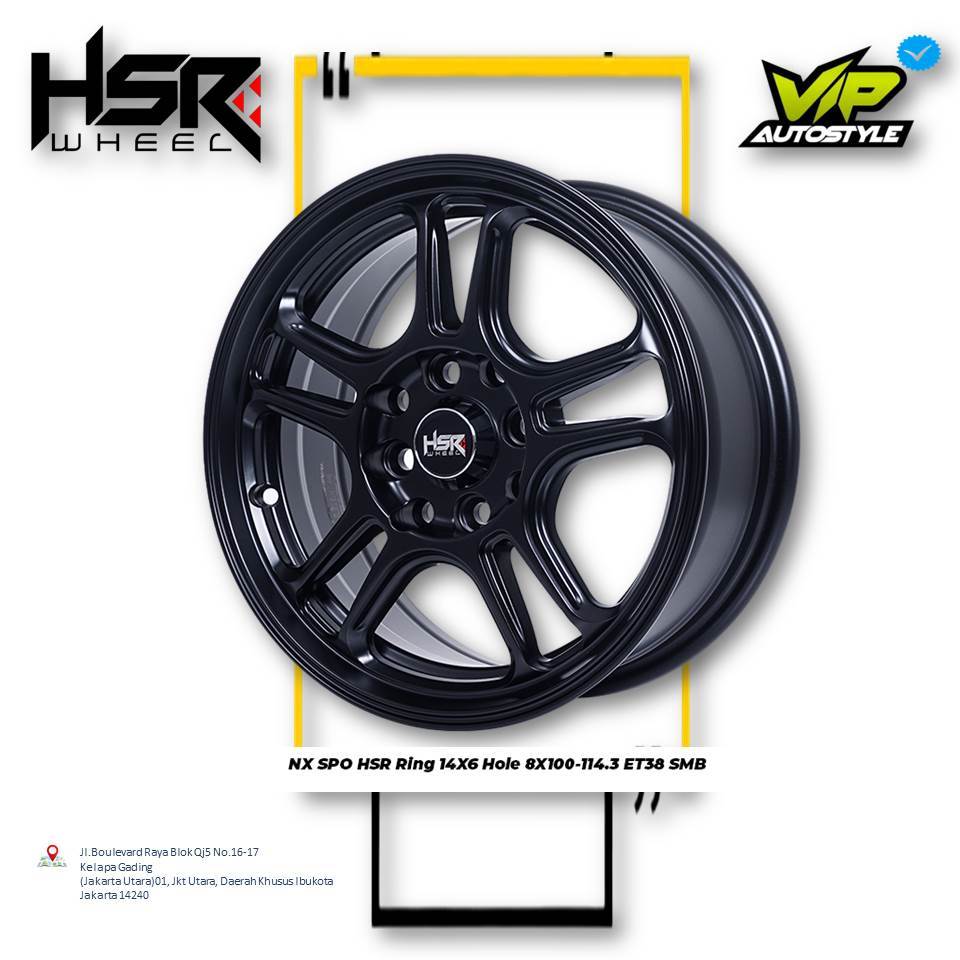Jual velg mobil ring 14 untuk avanza, brio, cayla, sigra velg NX SPO HSR R14 | Shopee Indonesia