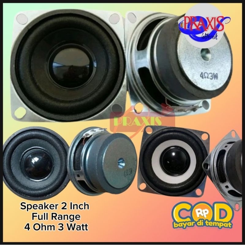 Jual Speaker 2 Inch 4 Ohm 3 Watt Full Range | Shopee Indonesia