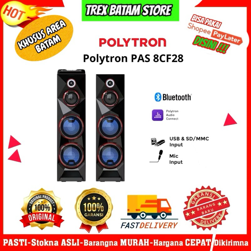 Jual POLYTRON PAS 8CF28 SPEAKER AKTIF NEW GARANSI RESMI [ BATAM ] | Shopee Indonesia