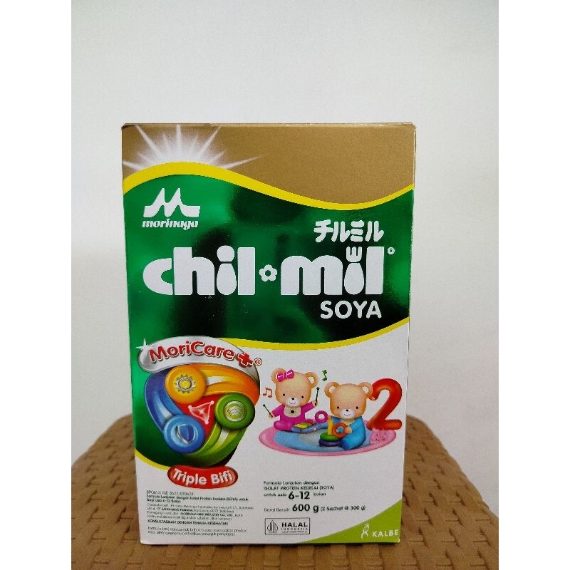 Jual Morinaga Chil Mil Soya Tahap 2 usia 6-12Bulan 600g(2 sachet @300g) | Shopee Indonesia