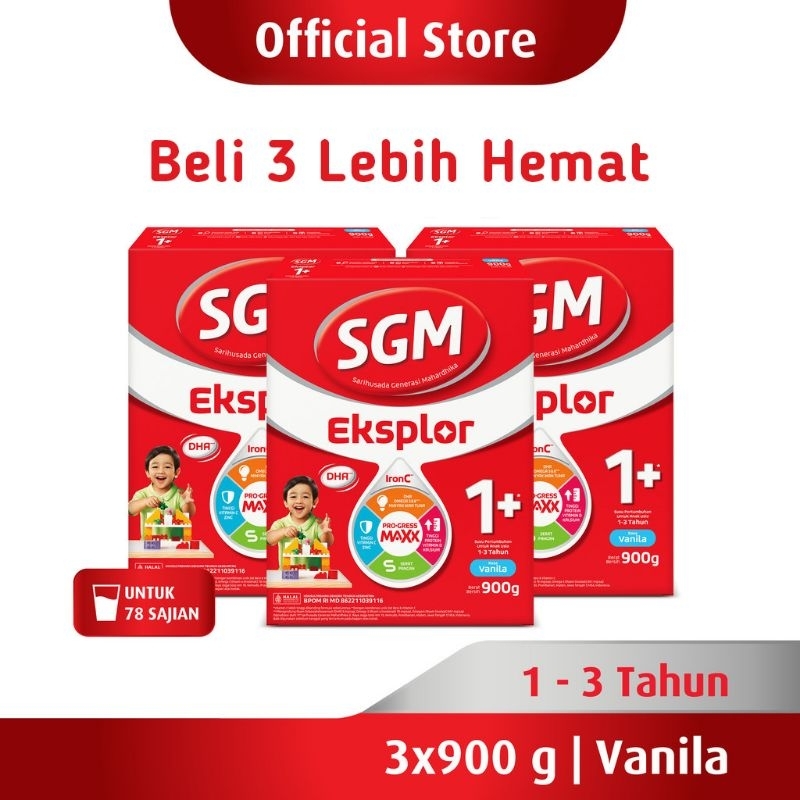 Jual SGM Eksplor 1 plus Vanila 900gr | Shopee Indonesia