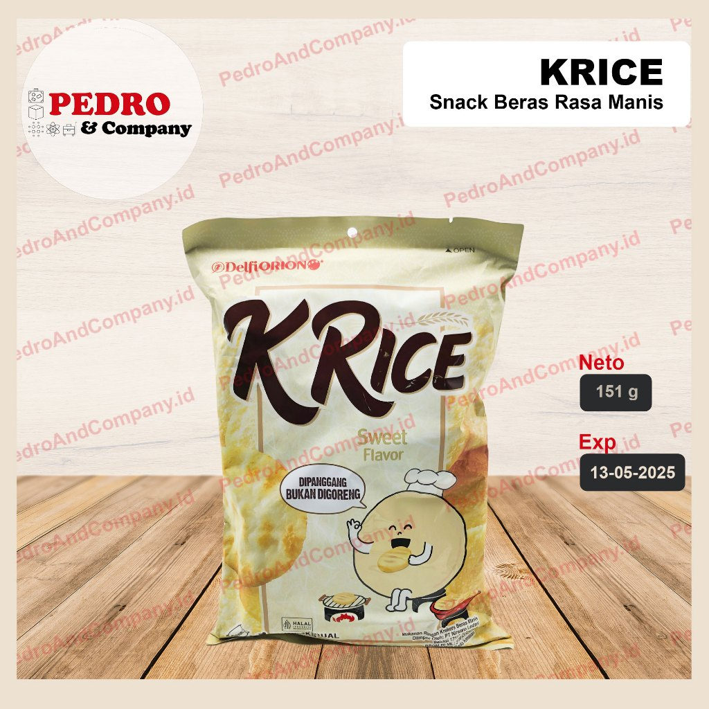 Jual KRice snack beras rasa manis SWEET flavor 151 gram isi 14 pack ...