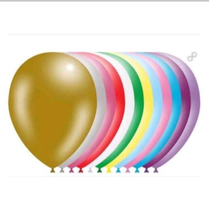 Jual BALON TIUP LATEX METALIK ISI 30 PCS BALON ULTAH HBD BALON BULAT ...