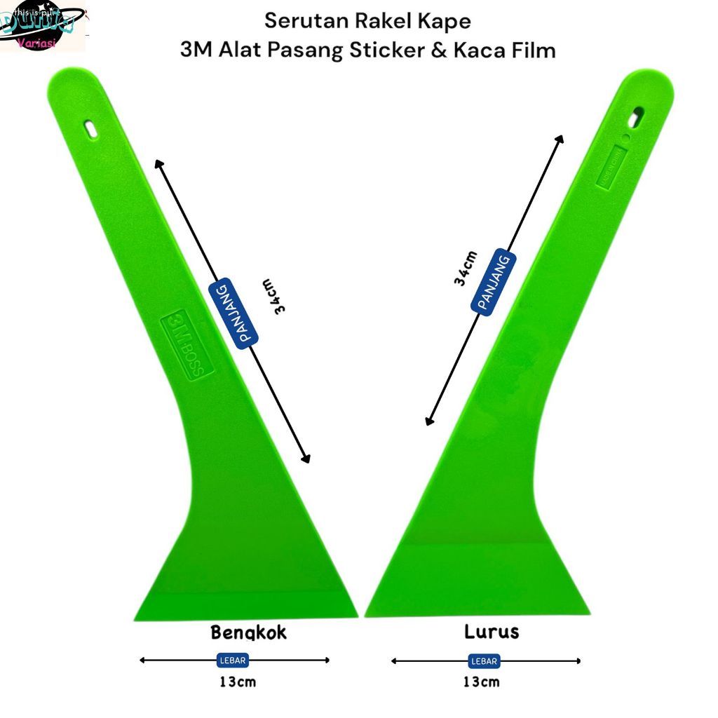 Jual Sii Serutan Rakel / Kape 3M Serutan Air Alat Pasang Sticker Dan ...