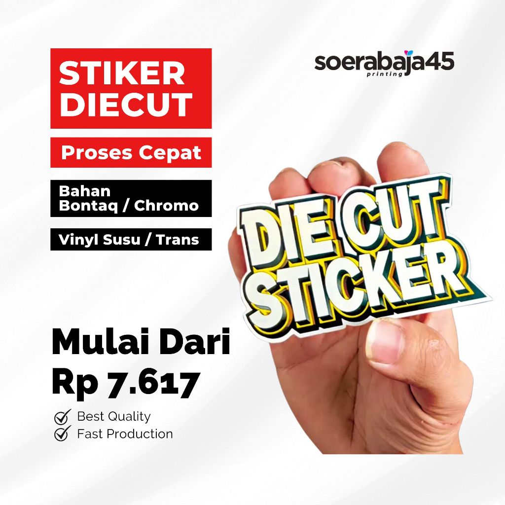 Jual Cetak Stiker Chromo / Bontaq / Vinyl A3+ Diecut - Label Makanan ...