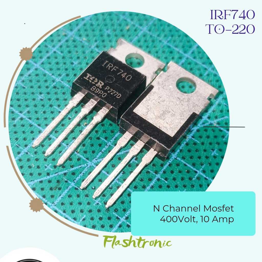 Jual IRF740 N Channel MOSFET 400V 10A | Shopee Indonesia