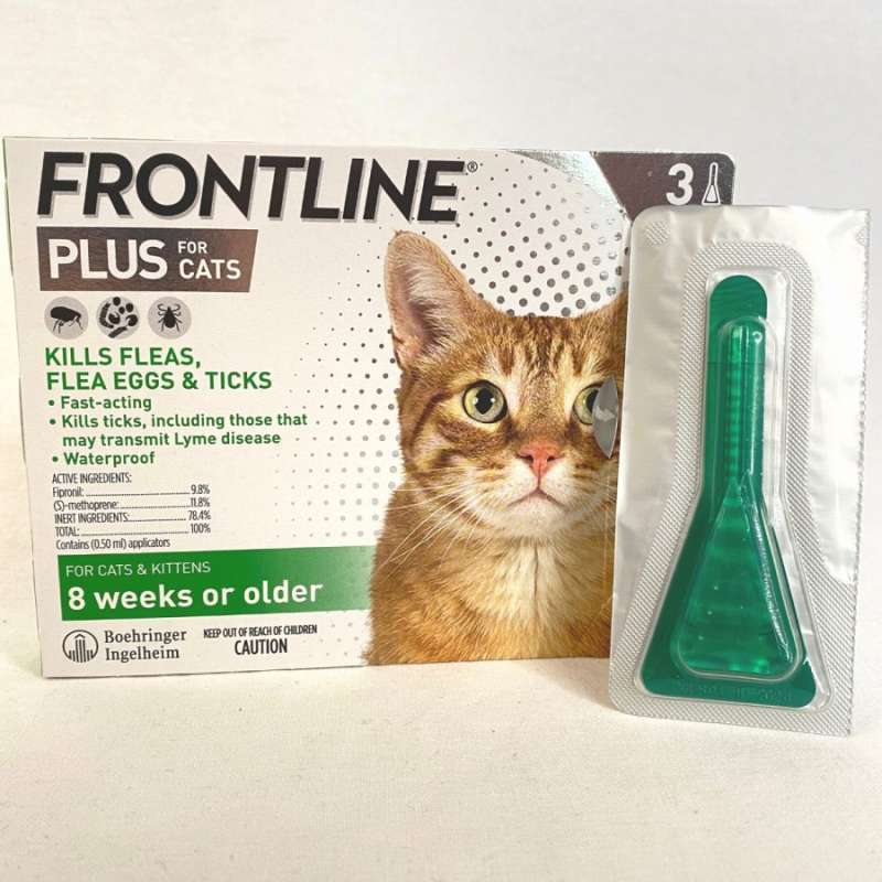 Jual Frontline Plus Cat - Obat Kutu Kucing Dewasa & Kitten / 1 Tube ...