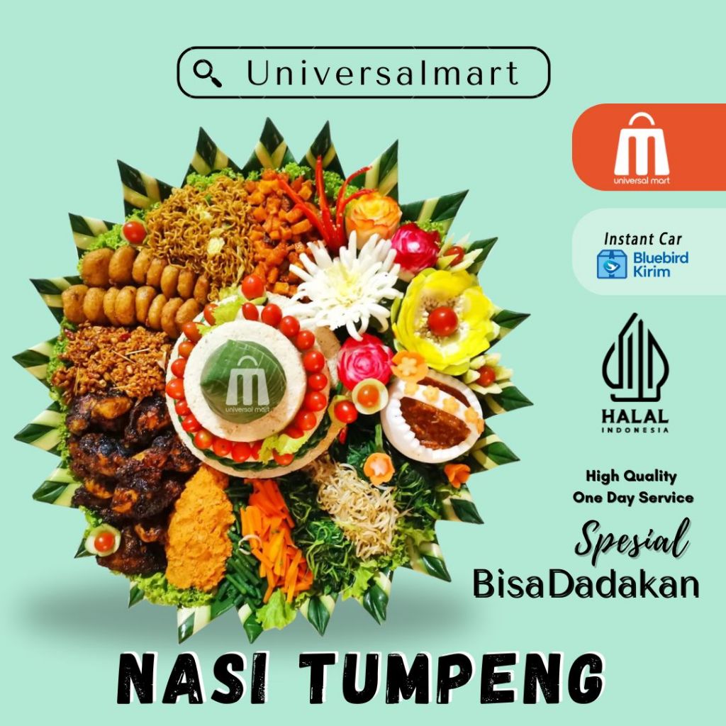 Jual Nasi Tumpeng Kuning Ukuran Besar Porsi Bervariasi | Shopee Indonesia
