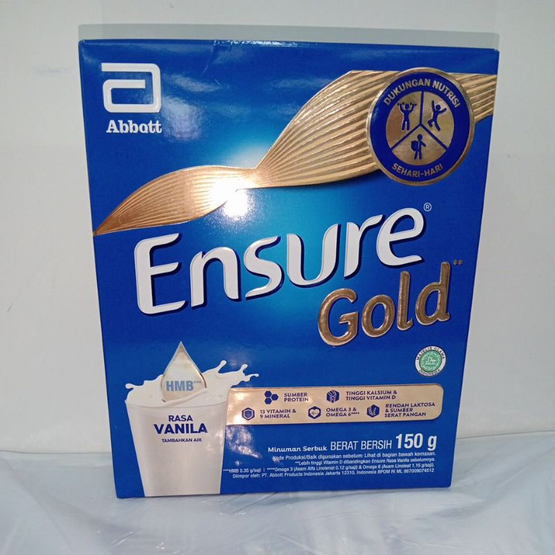Jual Ensure Gold rasa Vanilla 150g | Shopee Indonesia
