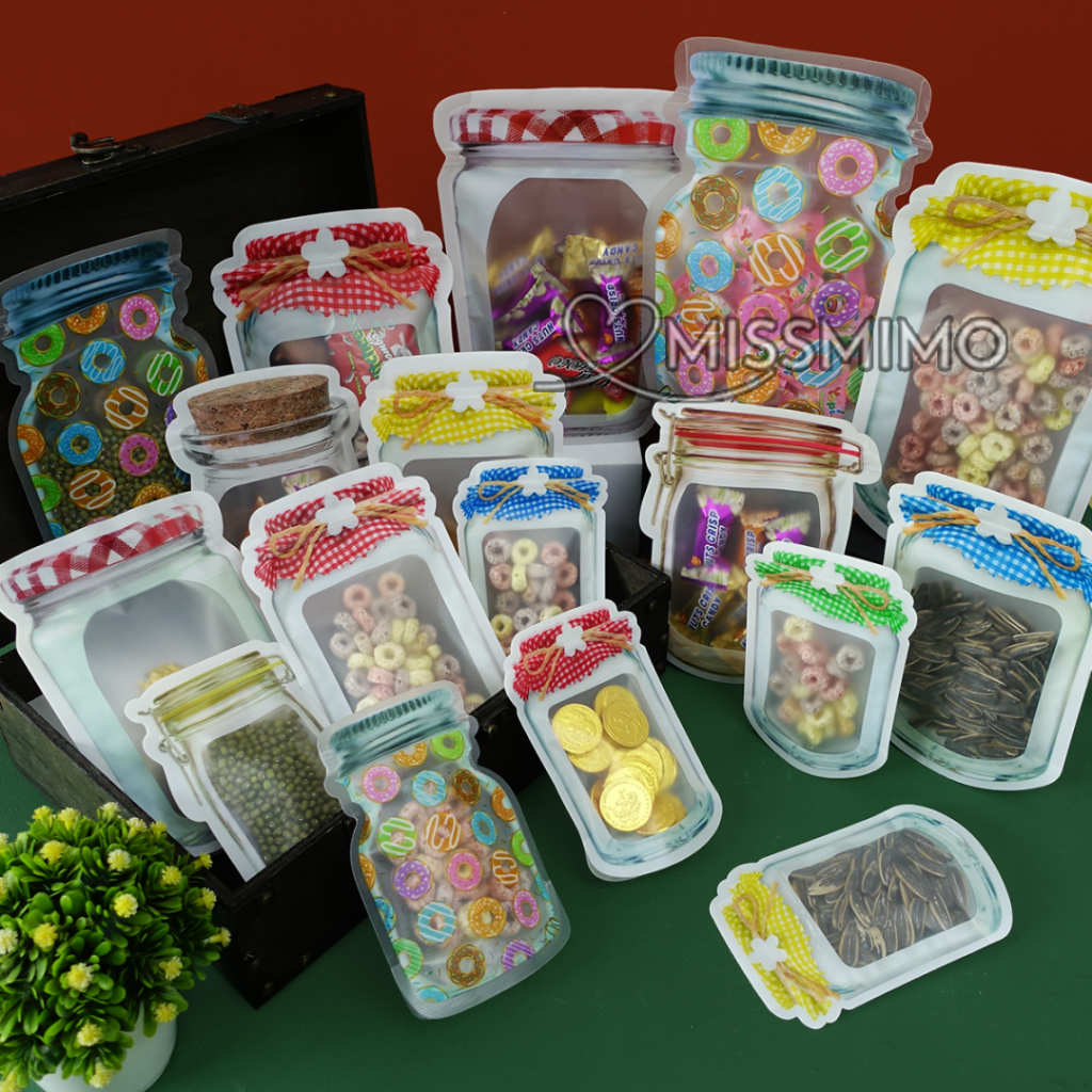 Jual Plastik Ziplock Snack Goodie Bag Biskuit Candy Cookies Standing ...