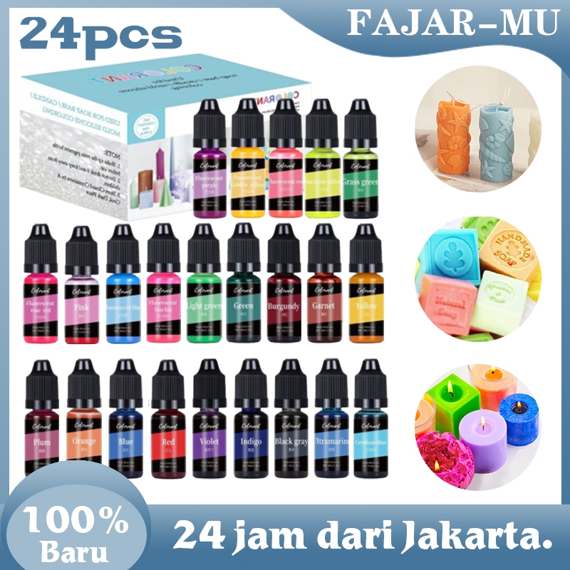 Jual Pewarna Lilin Aroma Terapi 24 Varian Warna Candle Dye Oil Based ...
