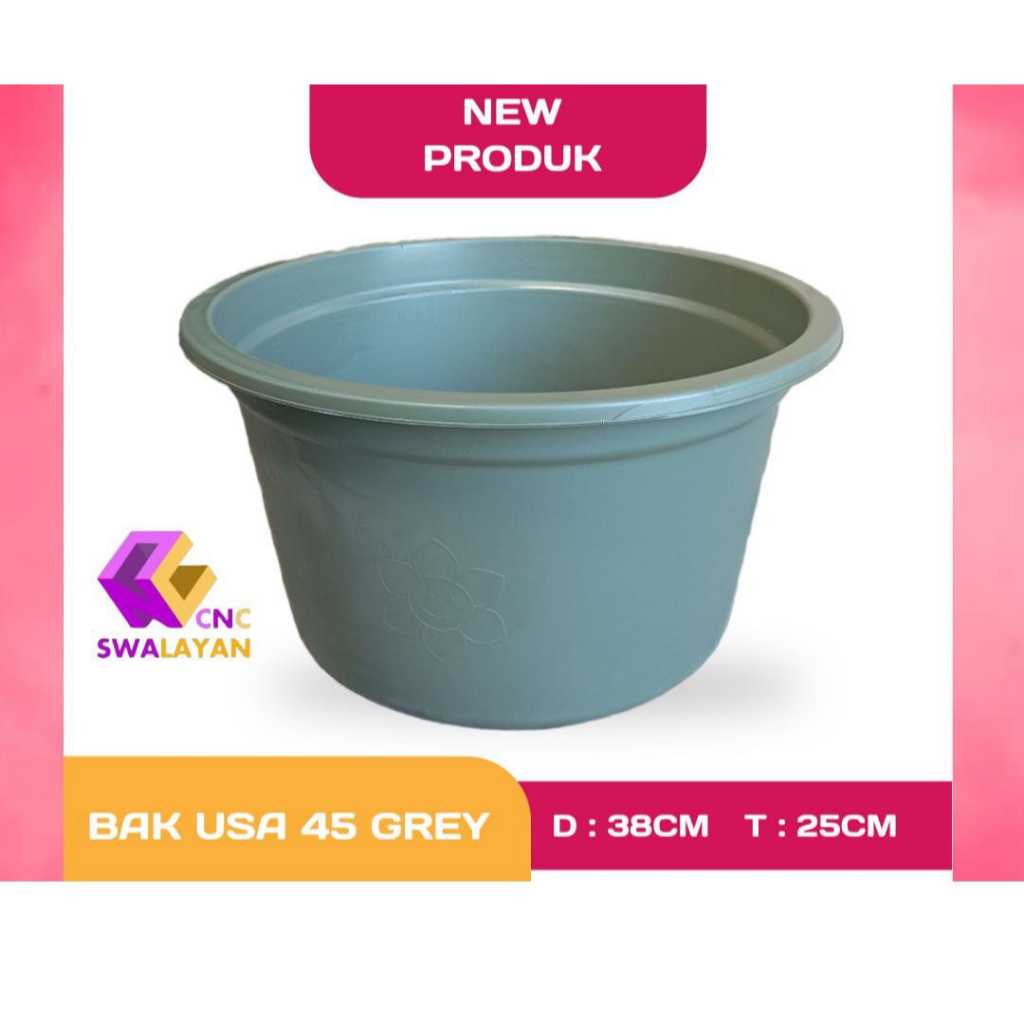 Jual bak usa plastik 45 hijau BAK CUCIAN 45 HIJAU Baskom / Bak Usa 45 ...