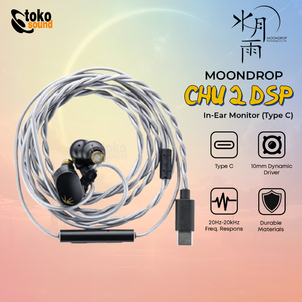 Jual Moondrop CHU 2 DSP CHU II DSP CHU2DSP Dynamic Driver In Ear ...