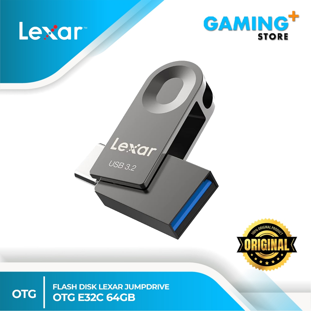 Jual Flashdisk Lexar JumpDrive E32C 64GB Dual Drive OTG USB-C 3.2 ...
