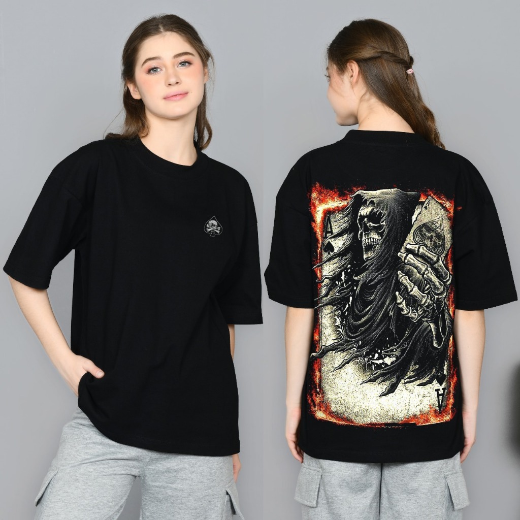 Jual OVERSIZED T-shirt " RIPPER " I Kaos Oversize Valak Tangan Pendek ...
