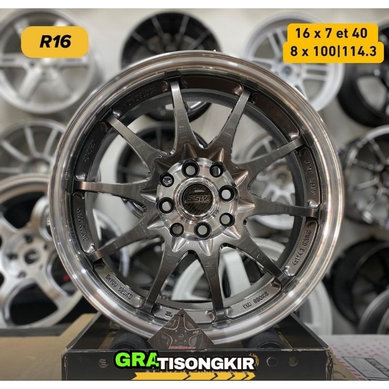Jual velg racing mobil R16 CE28 SSW ORIGINAL THAILAND Avanza Xenia Livina velg racing mobil ring ...