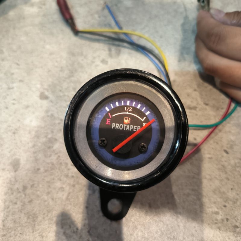 Jual Ampere bensin meter bulat indikator amper spidometer motor ...
