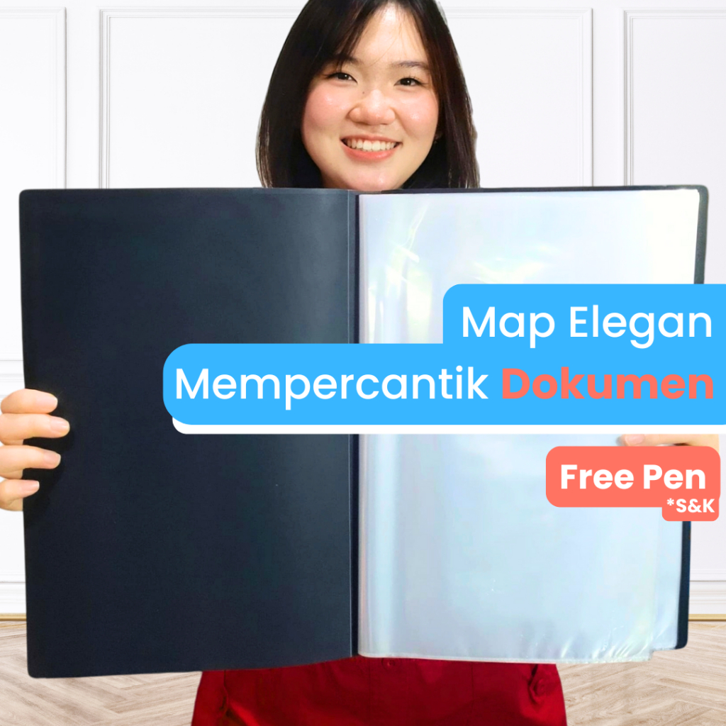 Jual Map Dokumen Keeper BESAR ANTI AIR Clear Holder Display Book ...