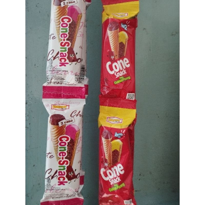 Jual Snack cone happy time (10pcs) | Shopee Indonesia