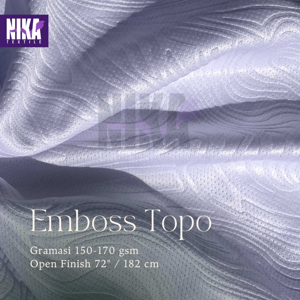 Jual Kain Bahan Jersey Drifit Dryfit Emboss Brazil Corak Topo Putih ...