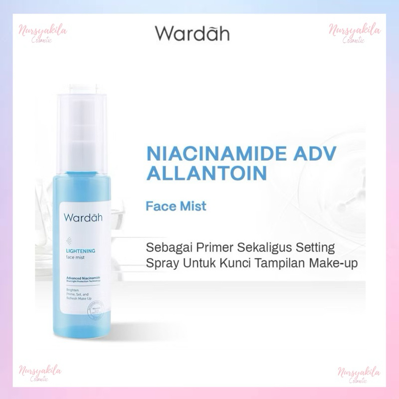 Jual Wardah Lightening Face Mist 60 ml - Setting Spray | Shopee Indonesia