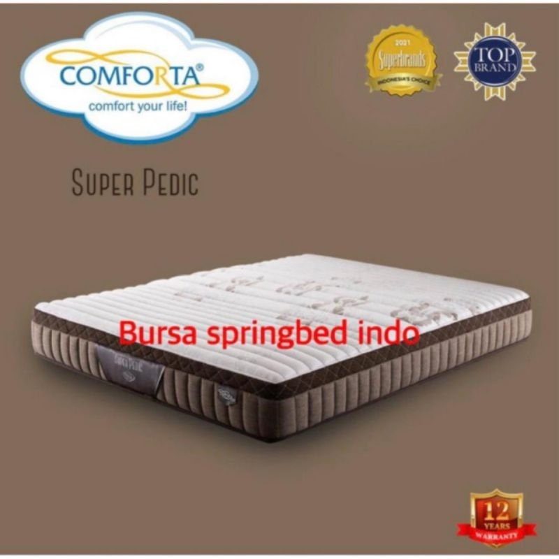 Jual Comforta Super Pedic 90 120 160 180 200 Kasur Spring Bed Shopee