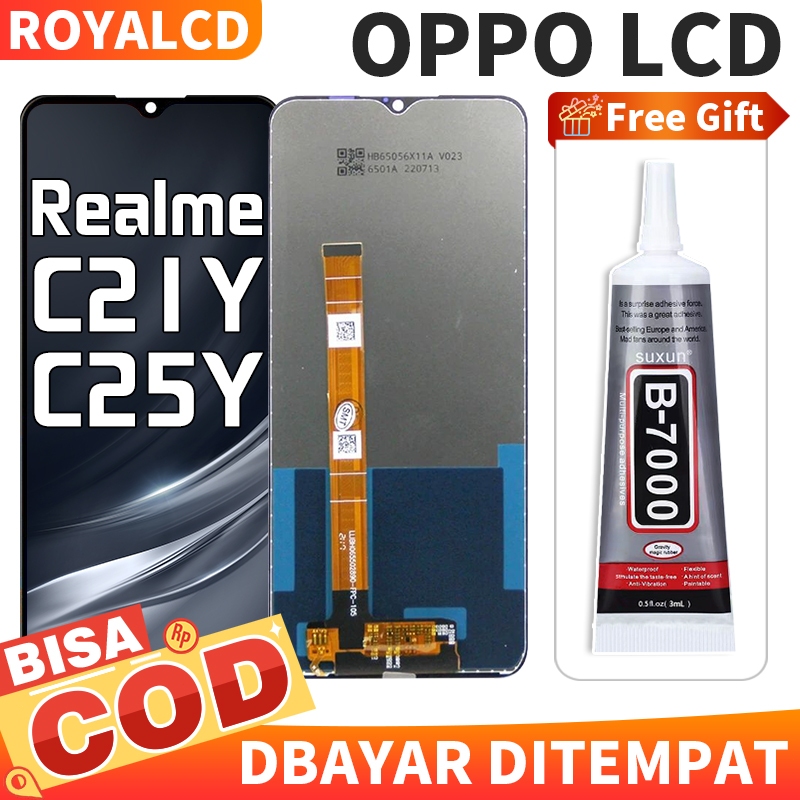 Jual 【ORIGINAL 100%】LCD for Realme C21Y / C25Y Original COMPLETE Fullset layar hp Touch screen ...