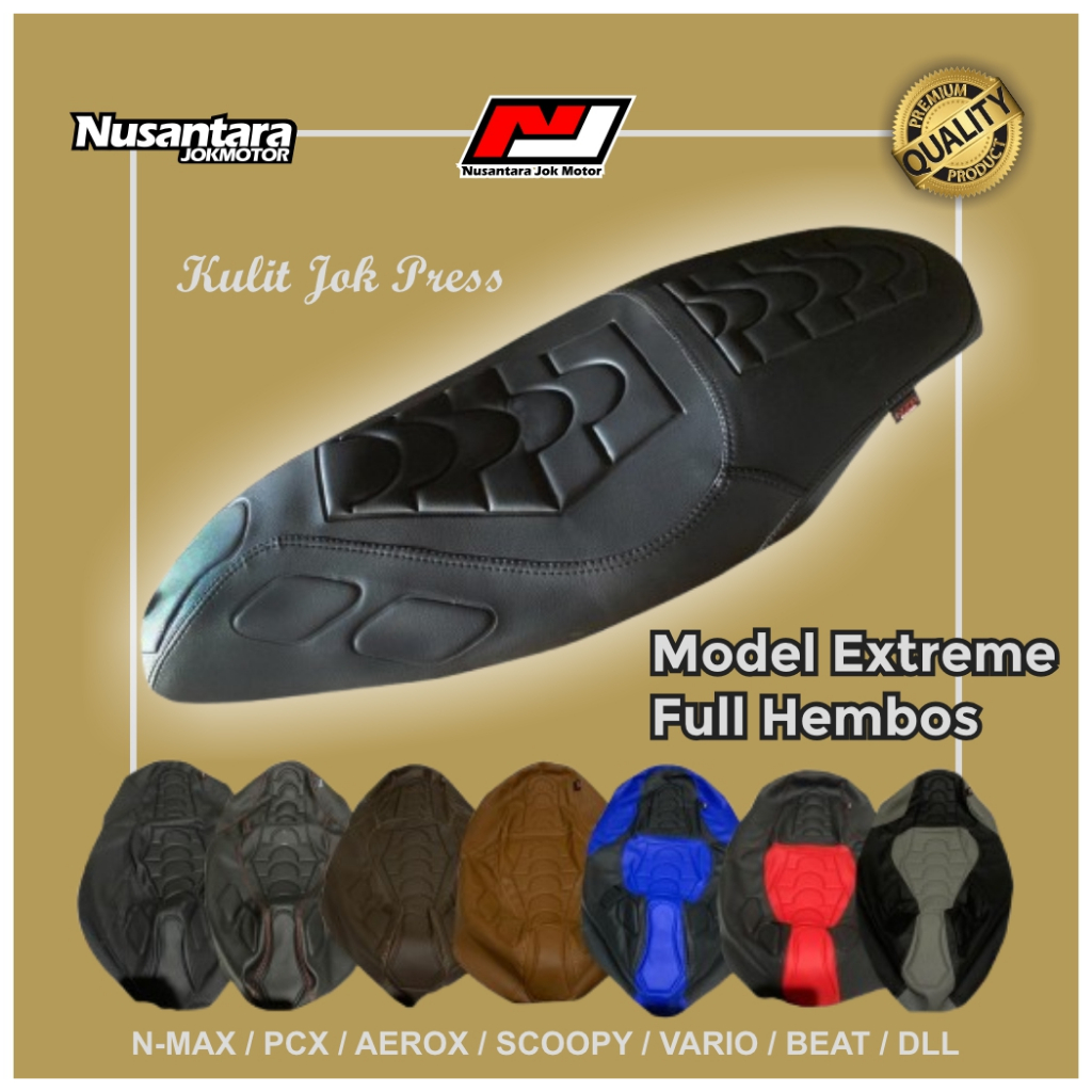 Jual KULIT JOK MOTOR FULL PRES HEMBOS MOTIF EXTREAM PEMASANGAN LANGSUNG ...