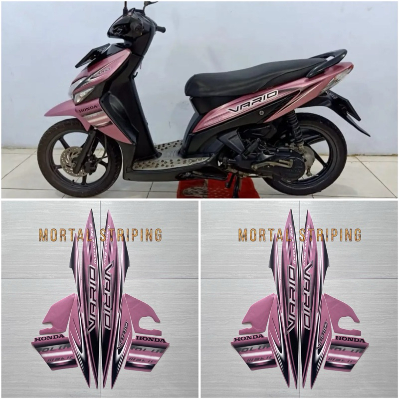 Jual STICKER STRIPING FULL SET LIS LIST BODI HONDA MOTOR VARLA VARIO ...