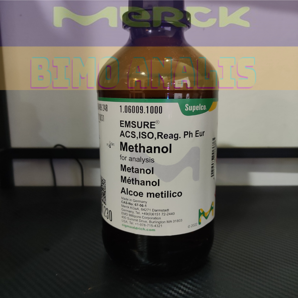 Jual METHANOL MERCK 106009 / METANOL 1L / METIL ALKOHOL / CH3OH ...
