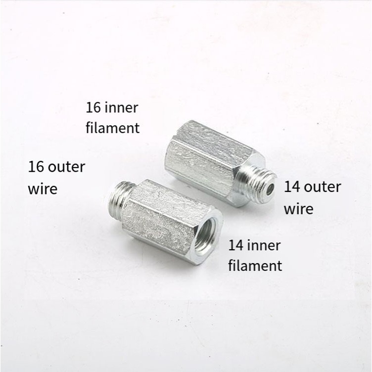 Jual Spindel Adapter/Baut Adapter dari Ulir M16 Female ke M14 Male ...