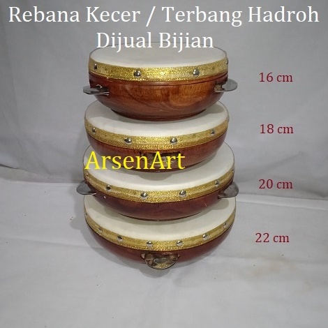 Jual Grosir Belanja Rebana Terbangan Kecer Hadroh Alat Musik Marawis ...