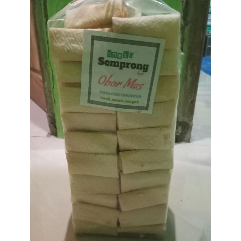 Jual kue semprong lipat 1bal/semprong manis enak isi 1kg lebih | Shopee ...