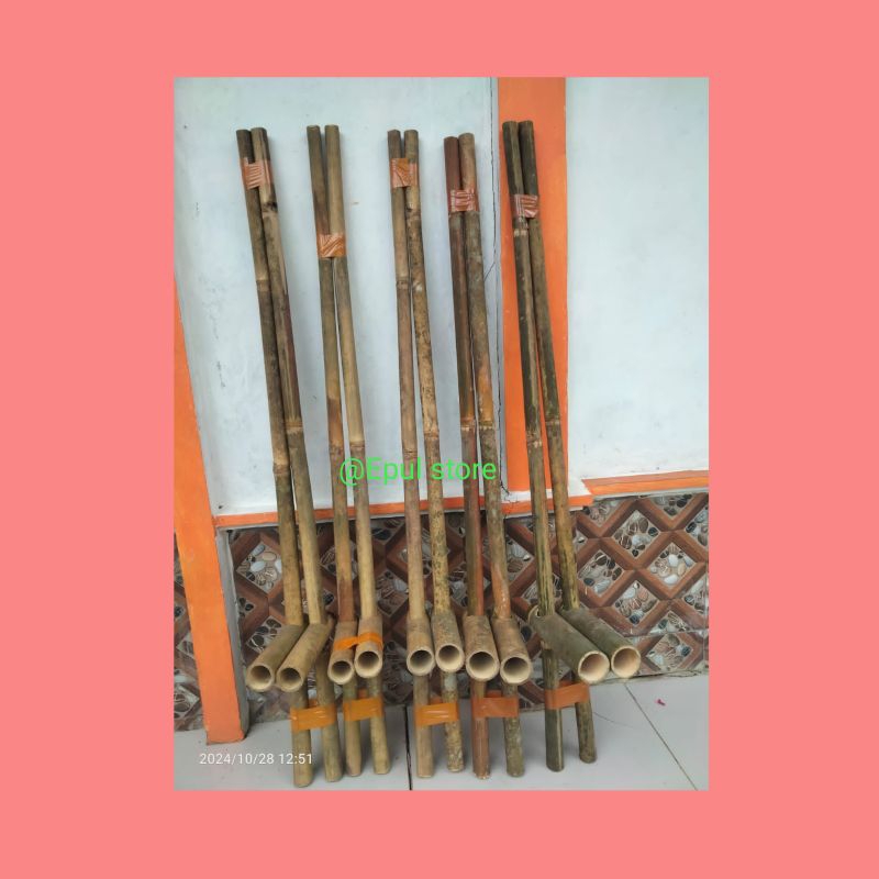 Jual PROMO 5 PICIS EGRANG BAMBU UKURAN 120 CM/ EGRANG BAMBU MAINAN ...
